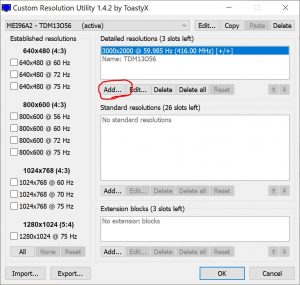 【Windows】Custom Resolution Utility (CRU) を使って好きな解像度を追加する – KAZUPON研究室